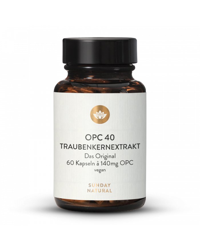 OPC Traubenkernextrakt kaufen | OPC Shop Sunday Natural | Sunday Natural